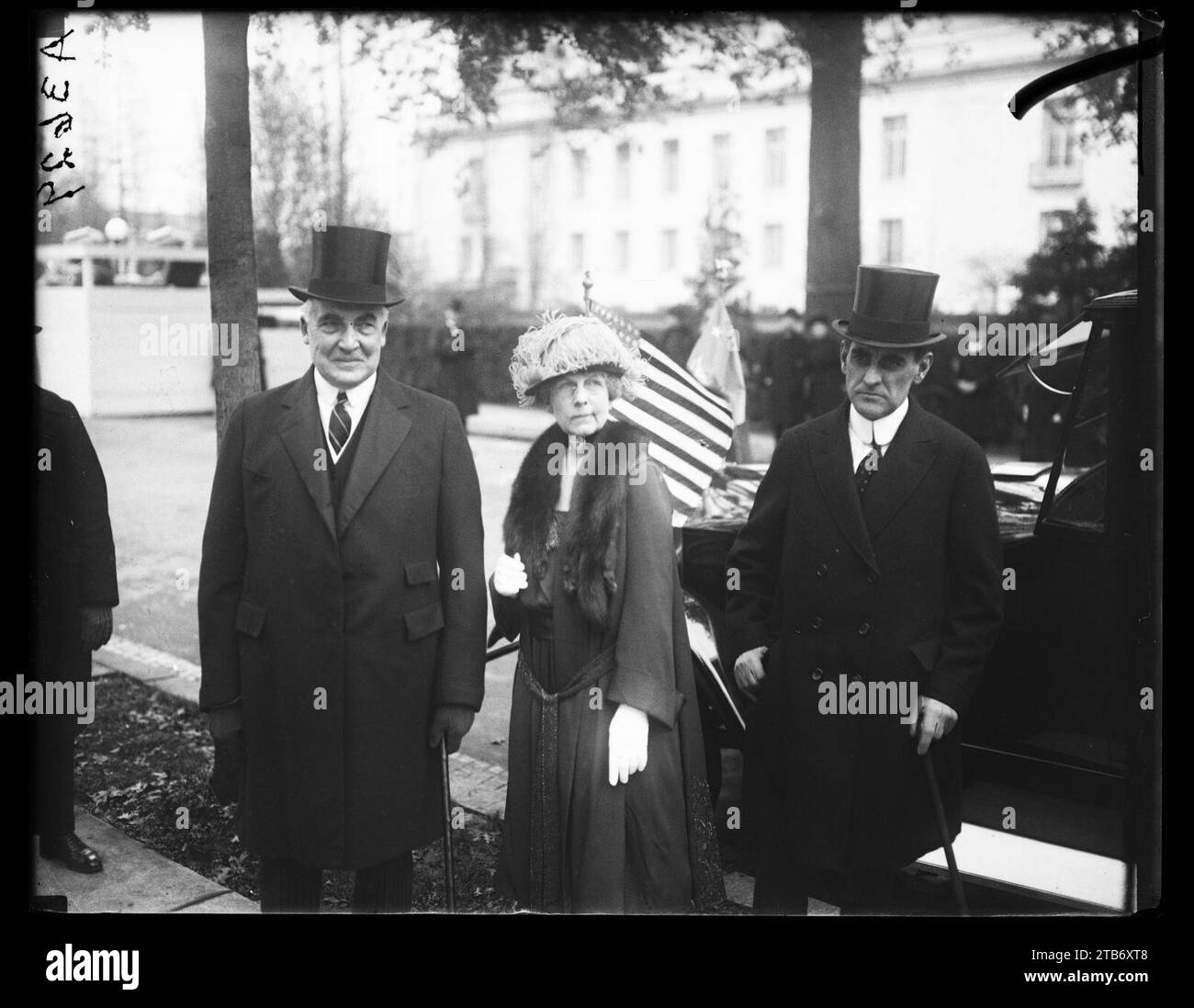 Warren and Florence Harding Stock Photo - Alamy