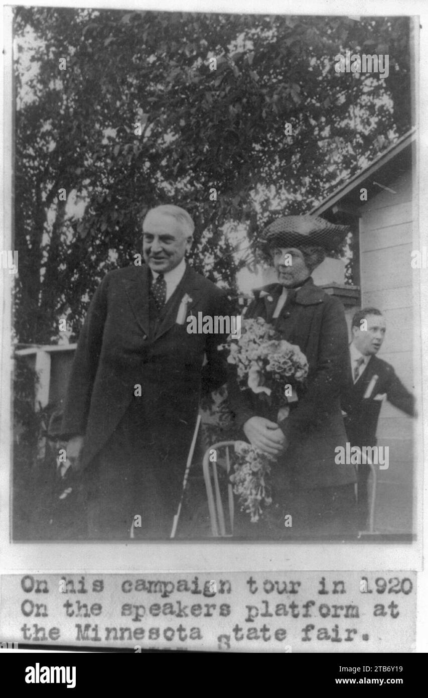 Warren harding campaign hi-res stock photography and images - Alamy