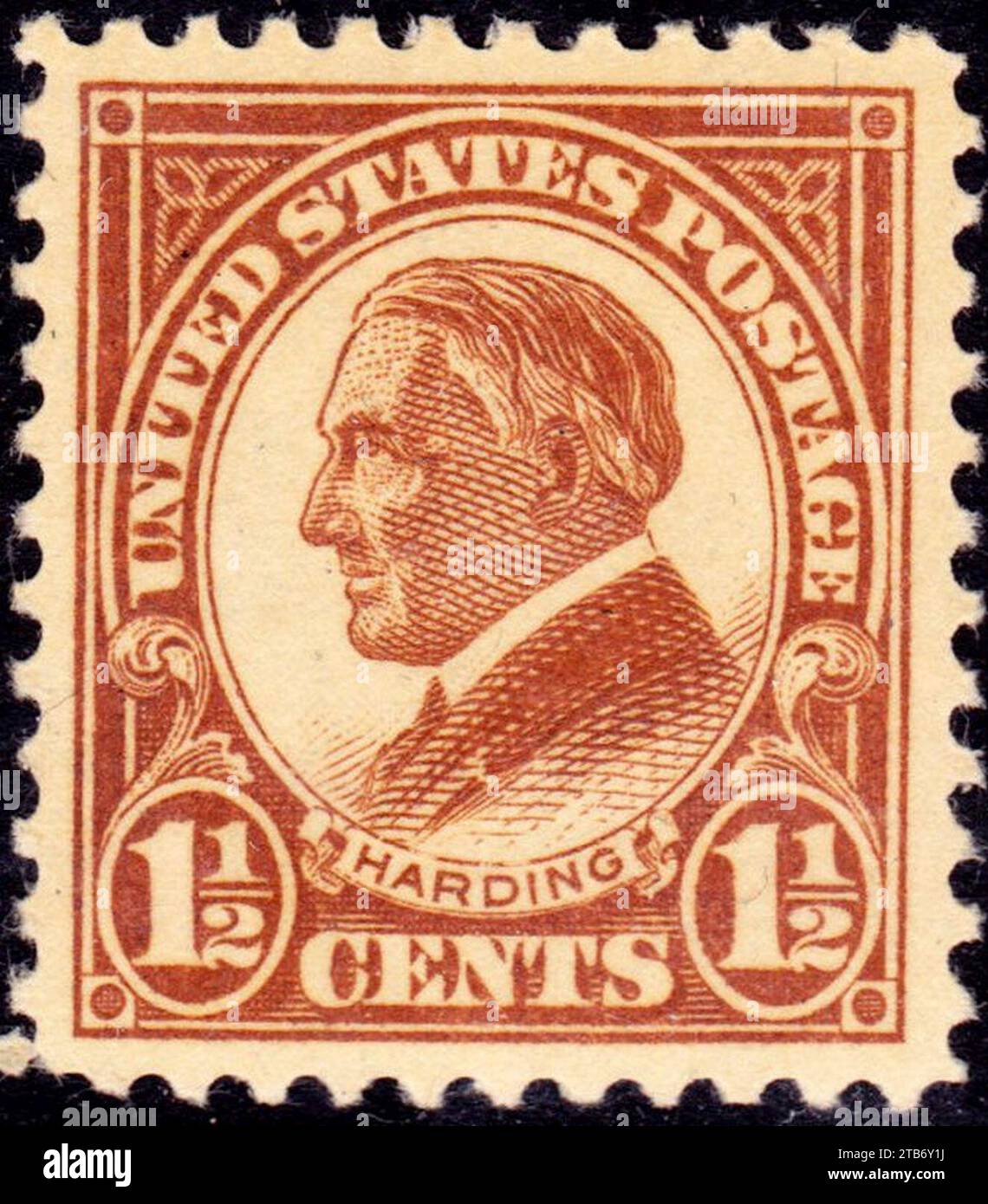 Warren Harding 1923 Issue Stock Photo - Alamy