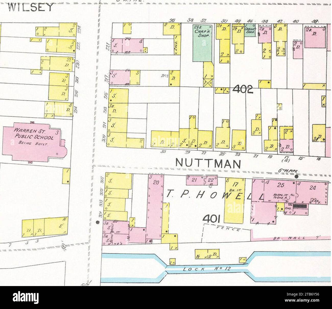 Historical street map Cut Out Stock Images & Pictures - Alamy