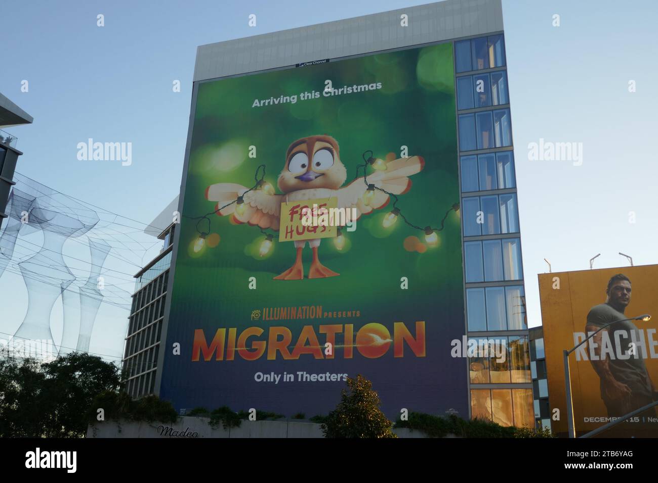 Los Angeles, California, USA 4th December 2023 Migration Billboard on ...