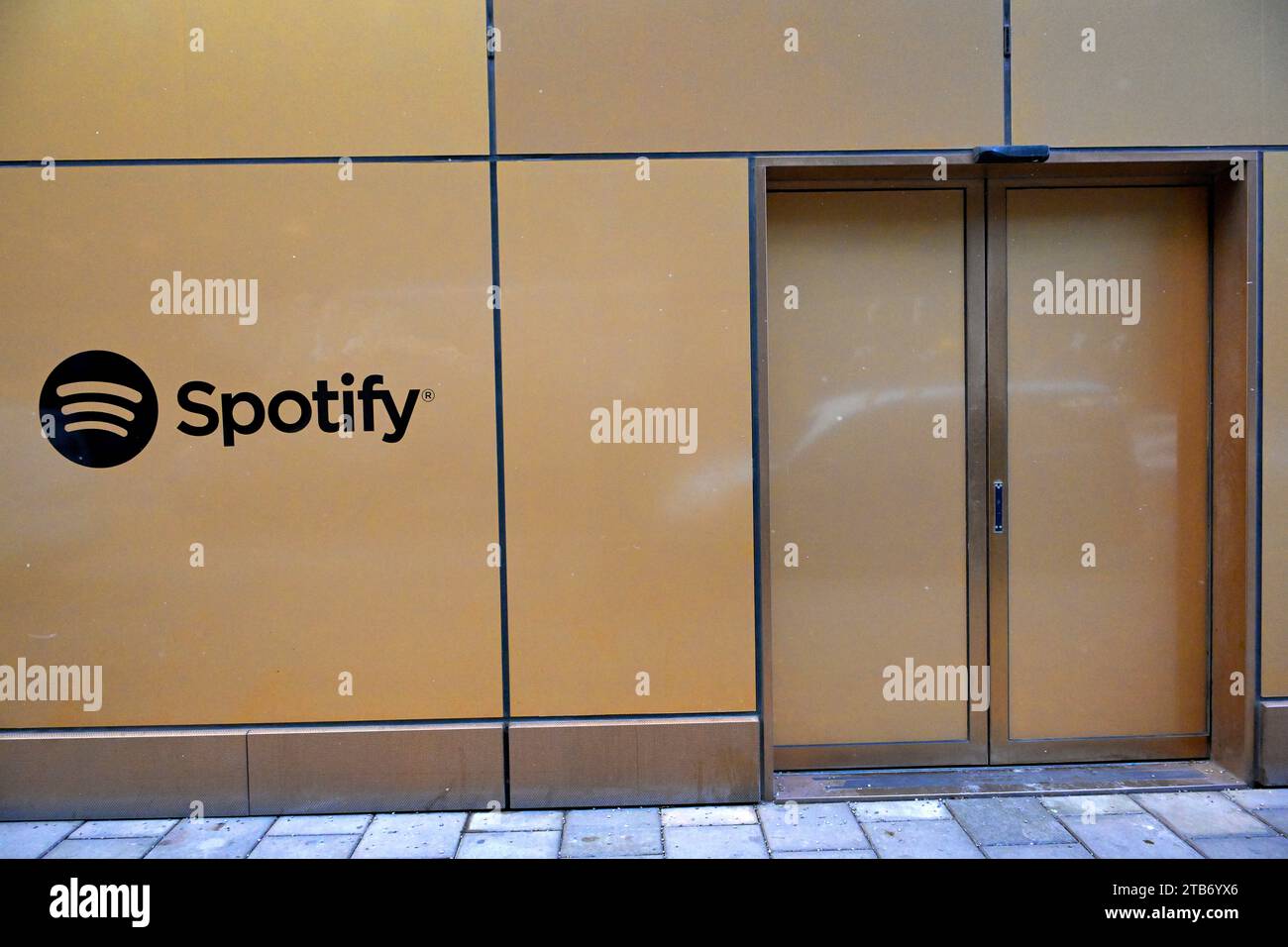 Stockholm, Sweden. 04th Dec, 2023. Spotify head office in central ...