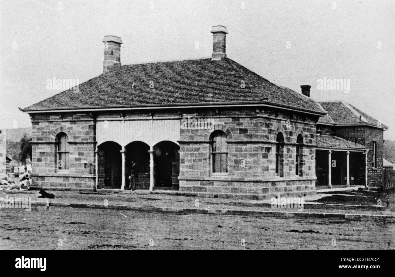 Warwick Lands Office, ca. 1875 Stock Photo - Alamy