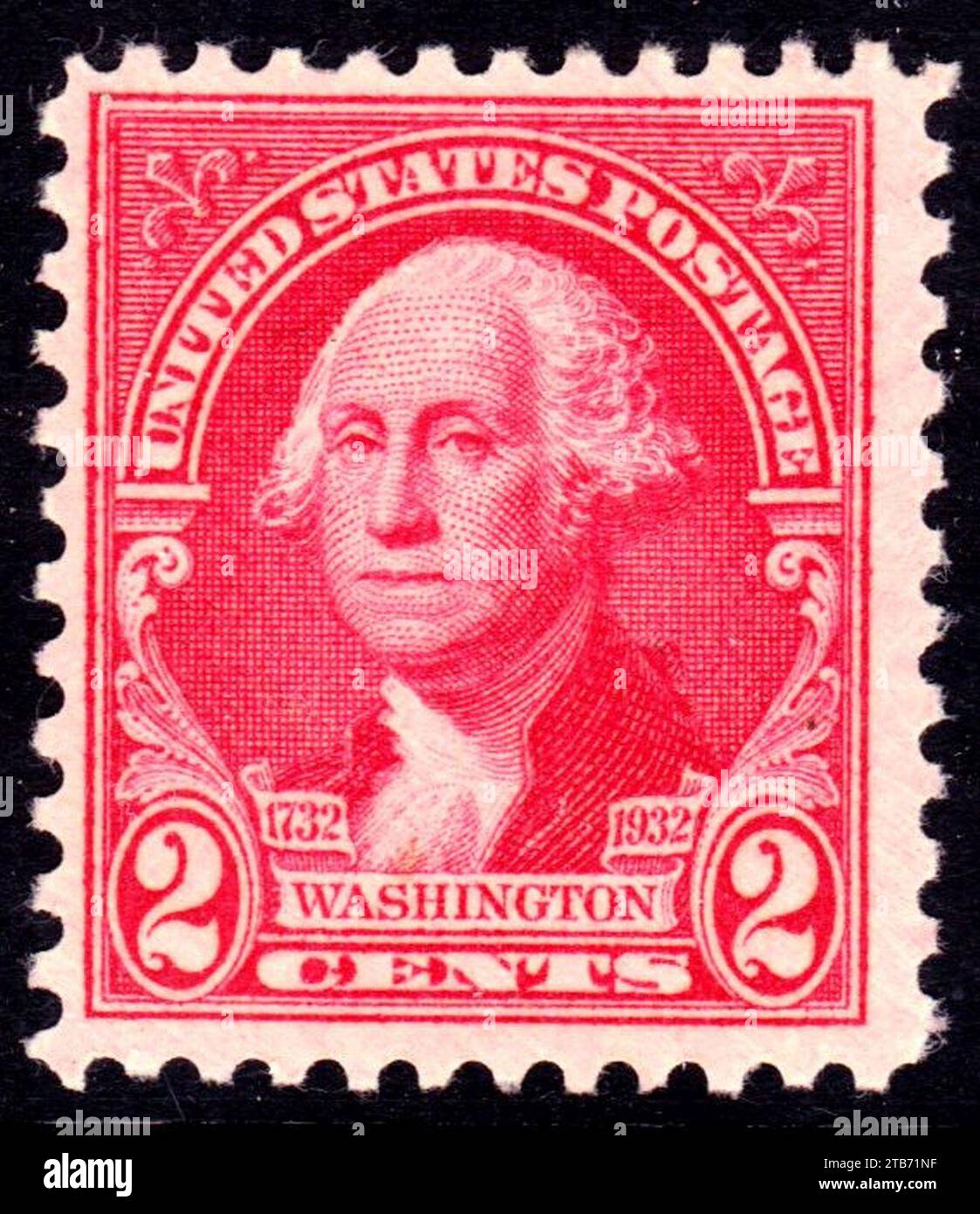 Washington 1932 Issue-2c Stock Photo - Alamy