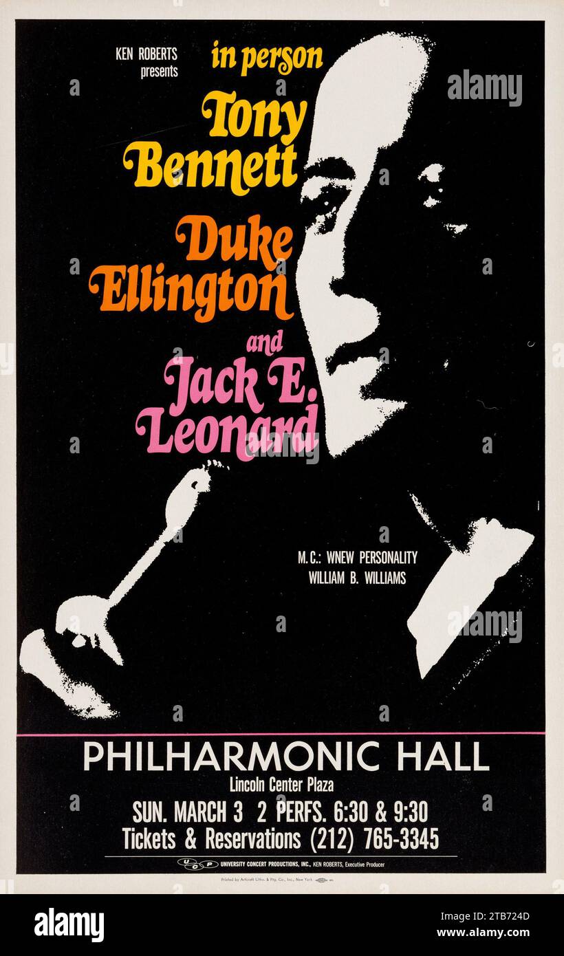 JAZZ CONCERT - Tony Bennett, Duke Ellington and Jack E Leonard ...