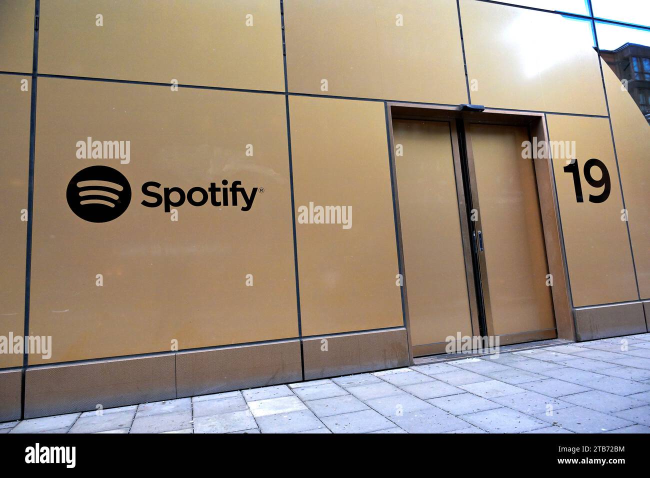Stockholm, Sweden. 04th Dec, 2023. Spotify head office in central ...