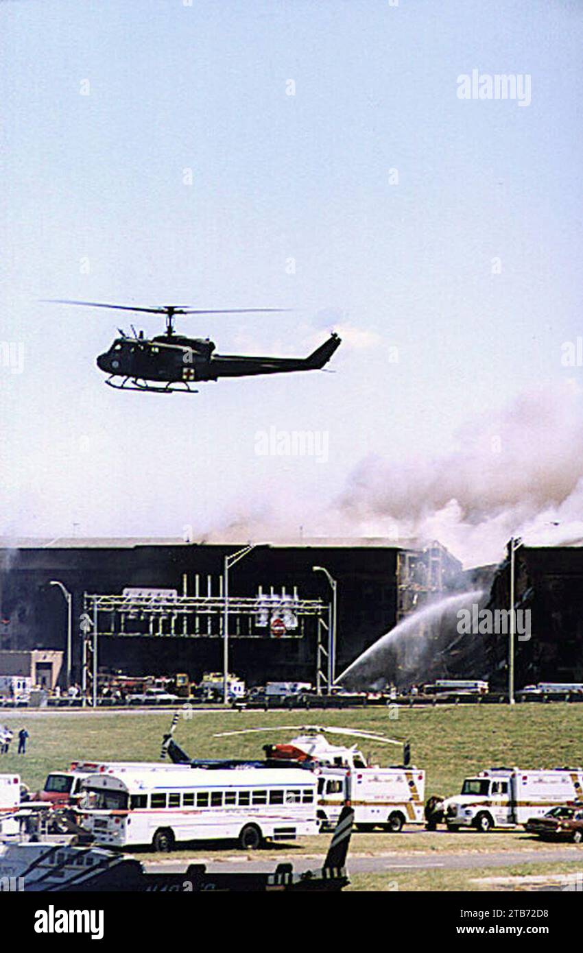 Washington DC fire, rescue and medical emergency units work to ...