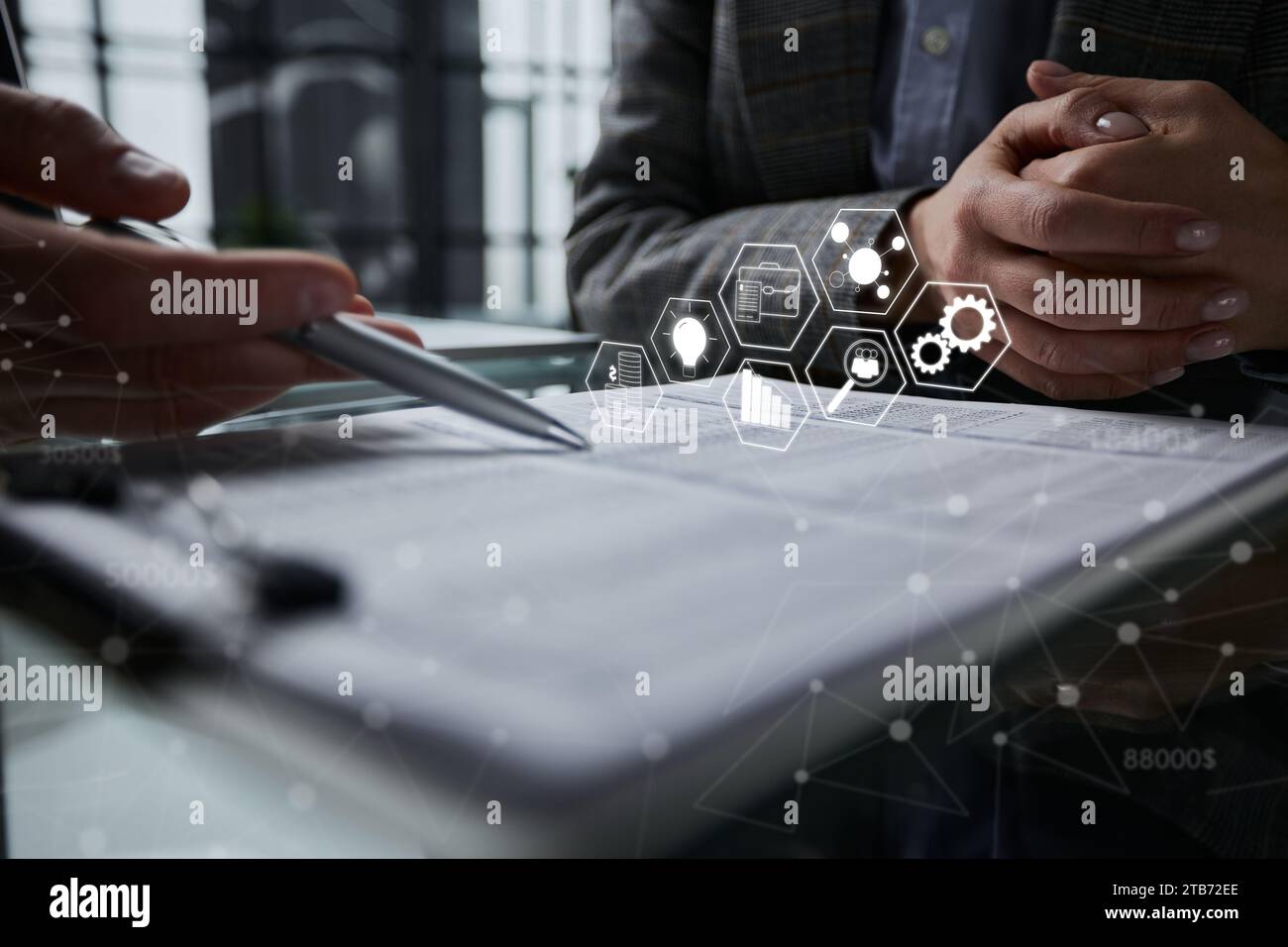 completing a business company personal information checklist form Stock ...