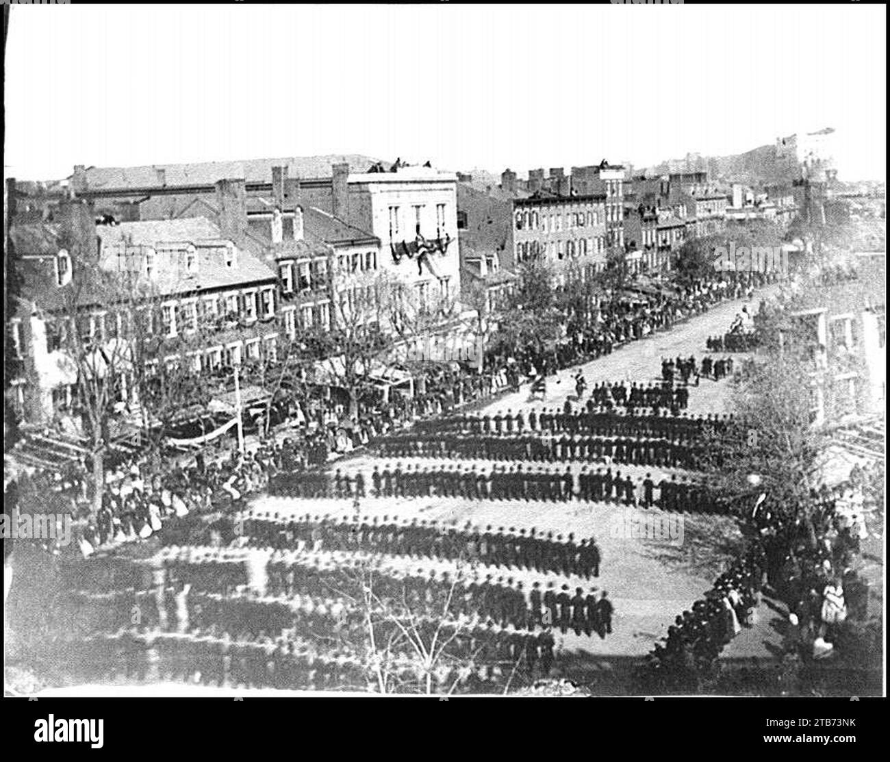 President lincolns funeral procession hi-res stock photography and ...