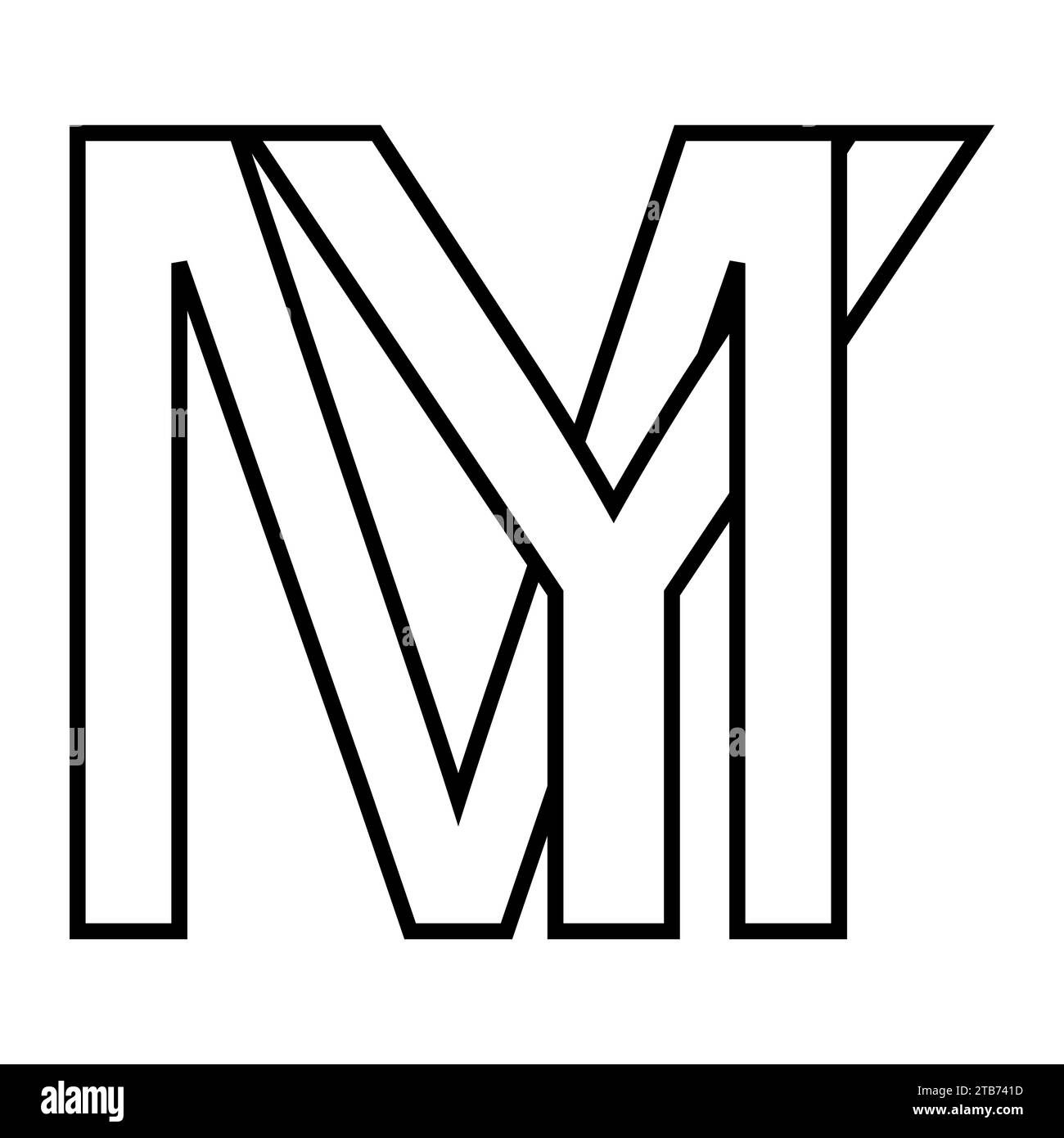 Y double Stock Vector Images - Alamy