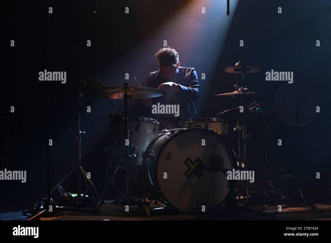 Rome, Italy. 03rd Dec, 2023. Marco Buccelli is performing during Truppi ...
