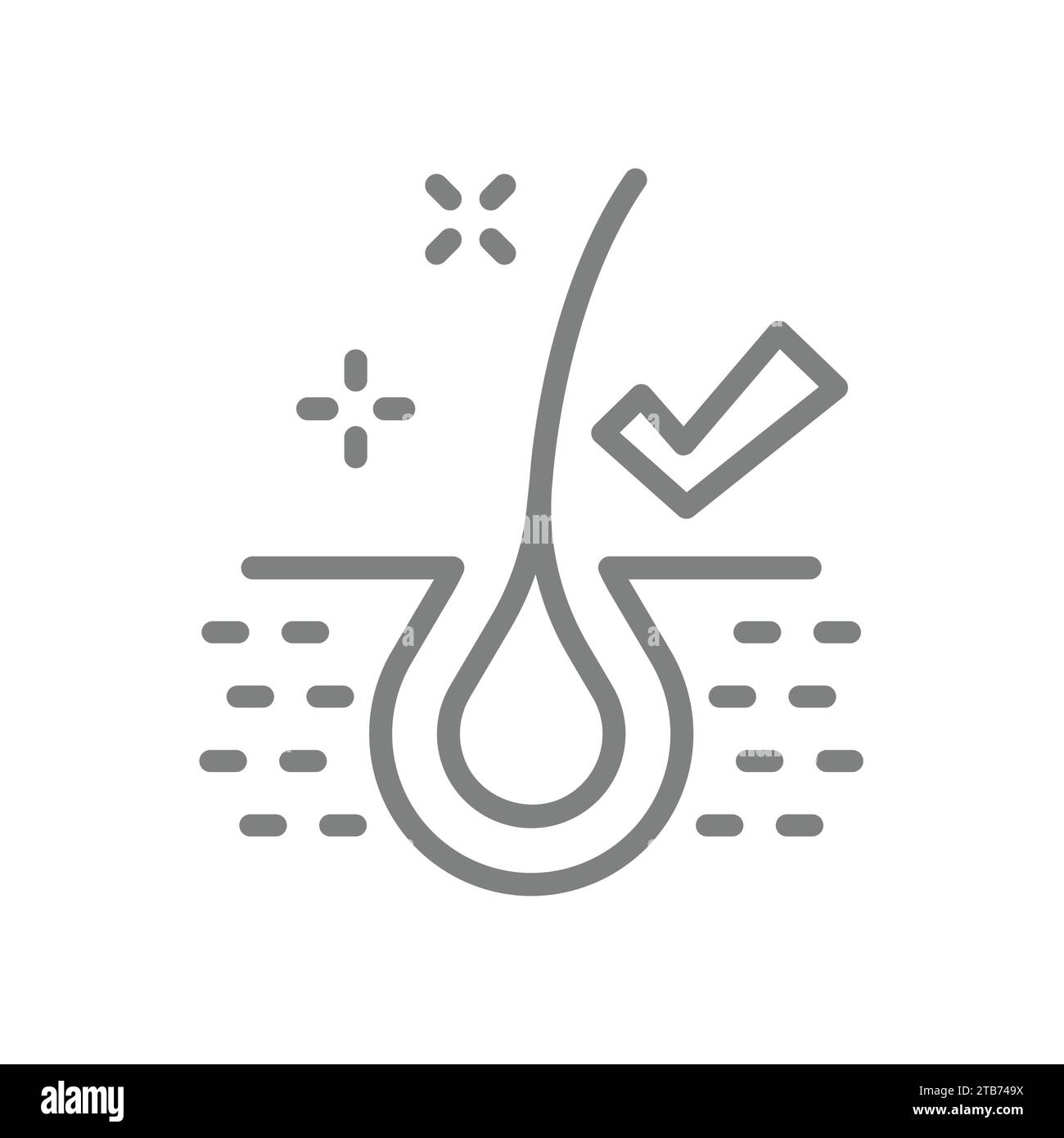 Scalp Black and White Stock Photos & Images - Alamy