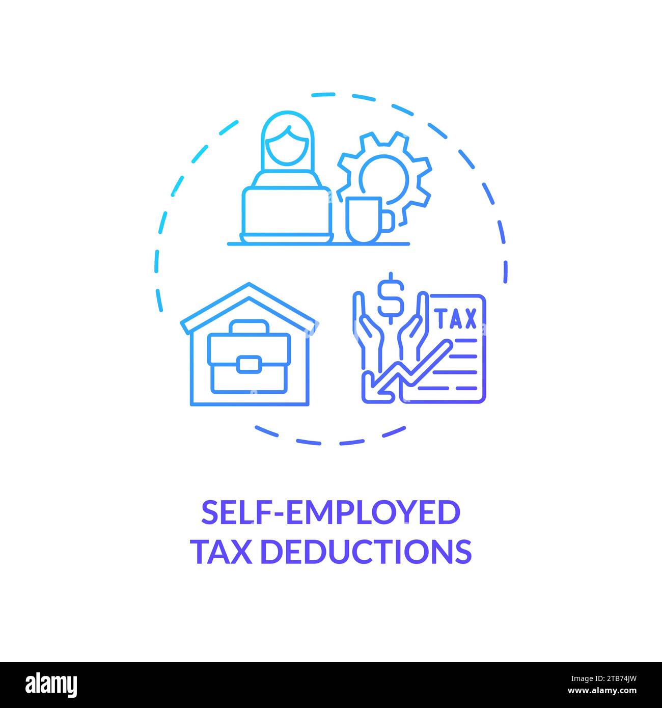 Small business self employed Cut Out Stock Images & Pictures - Alamy