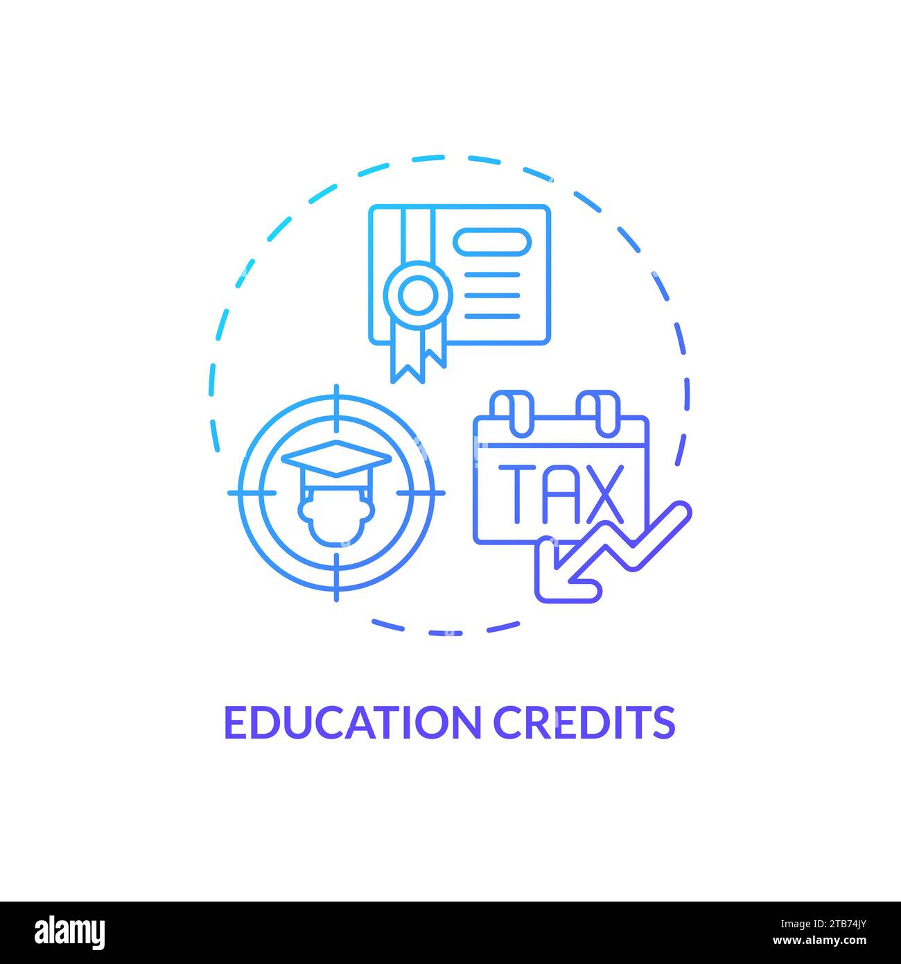 College credits Stock Vector Images - Alamy