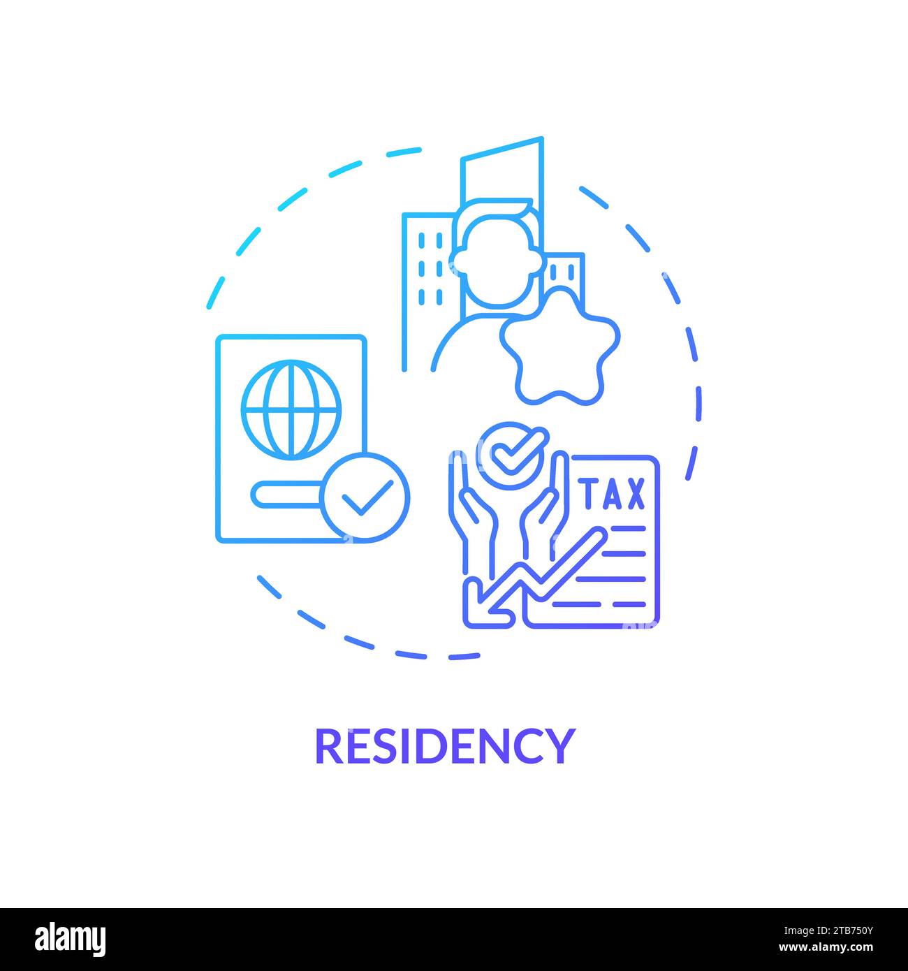 Residency blue gradient concept icon Stock Vector Image & Art - Alamy Residency blue gradient concept icon Stock Vector Image & Art - Alamy
