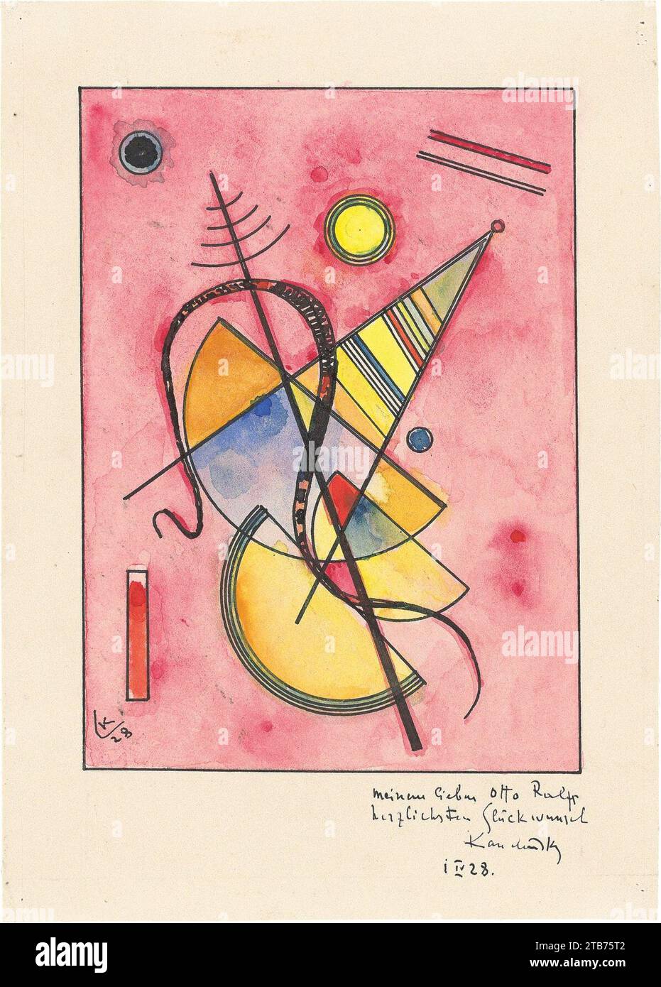 Wassily Kandinsky Ohne Titel 1928 Stock Photo - Alamy