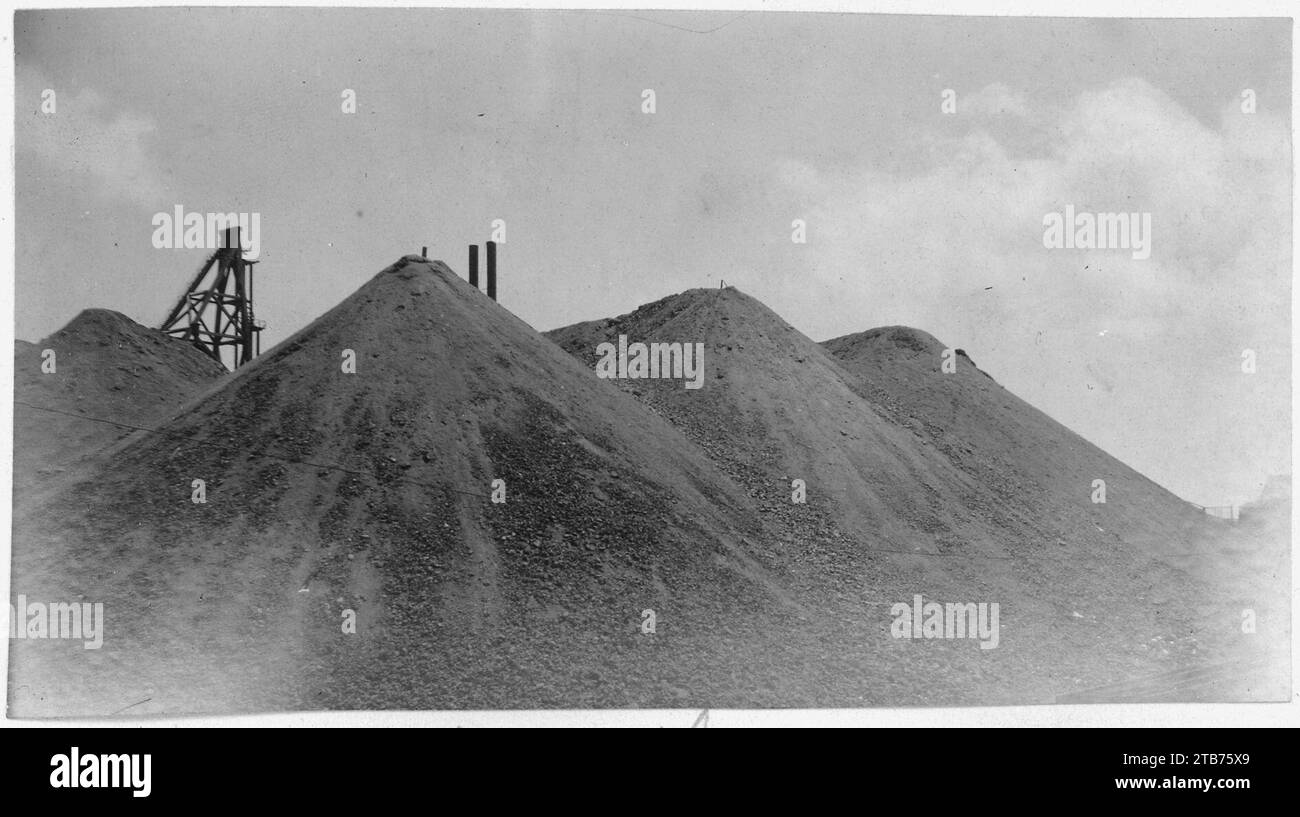 Mine waste Black and White Stock Photos & Images - Alamy