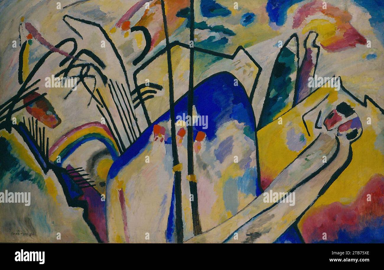 Wassily-Kandinsky-Komposition-IV Kunstsammlung NRW 1024 Stock Photo - Alamy