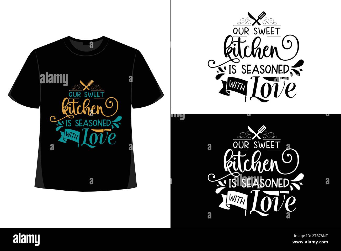 Kitchen T-shirt, Kitchen Design, Kitchen Quotes Design T-shirt, Vector ...