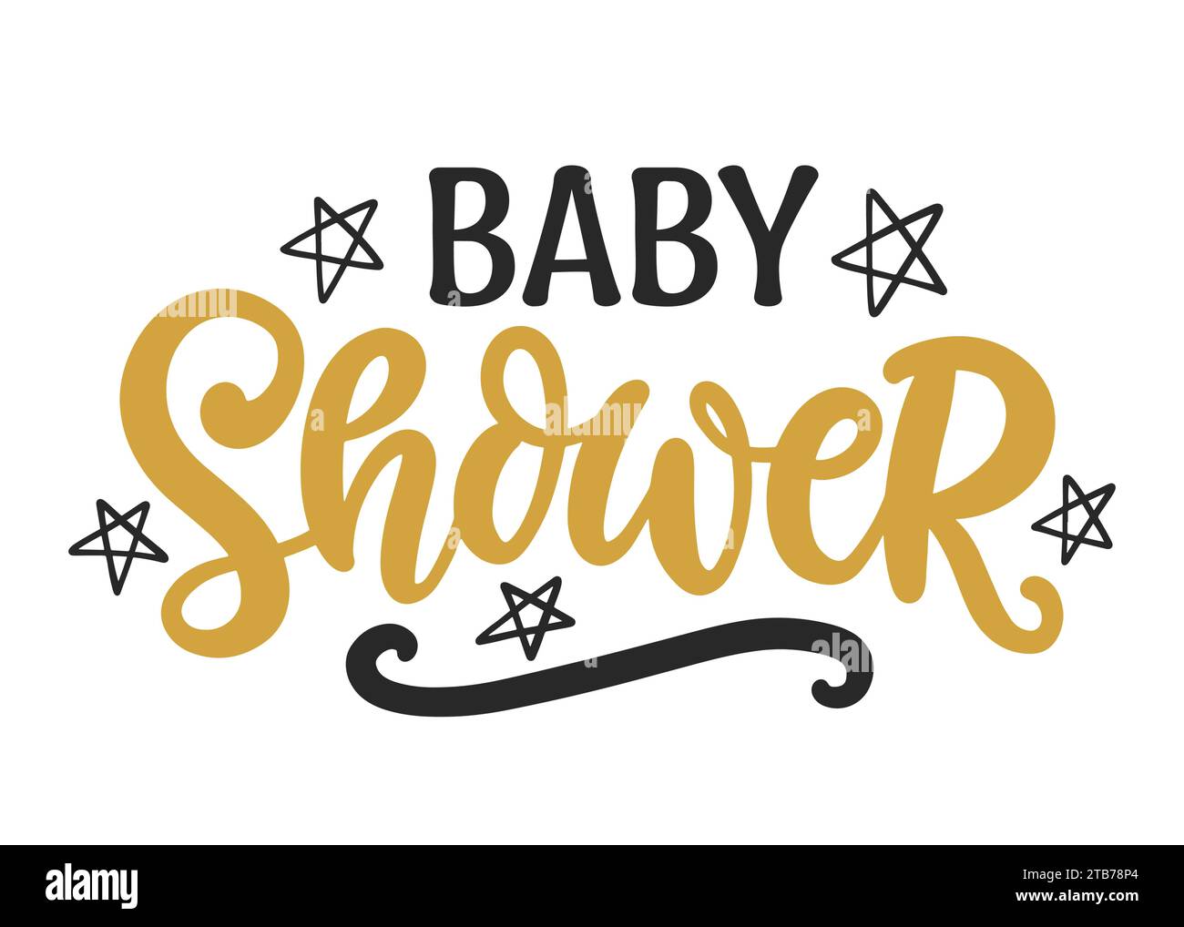 Baby shower inscription hand lettering banner Stock Vector Image & Art ... Baby shower inscription hand lettering banner Stock Vector Image & Art ...