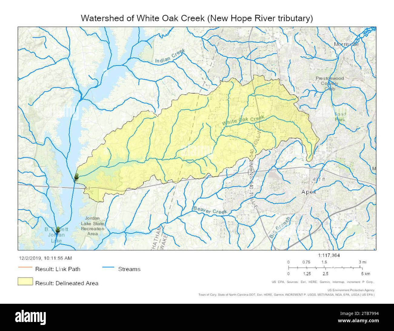 White oak creek Cut Out Stock Images & Pictures - Alamy