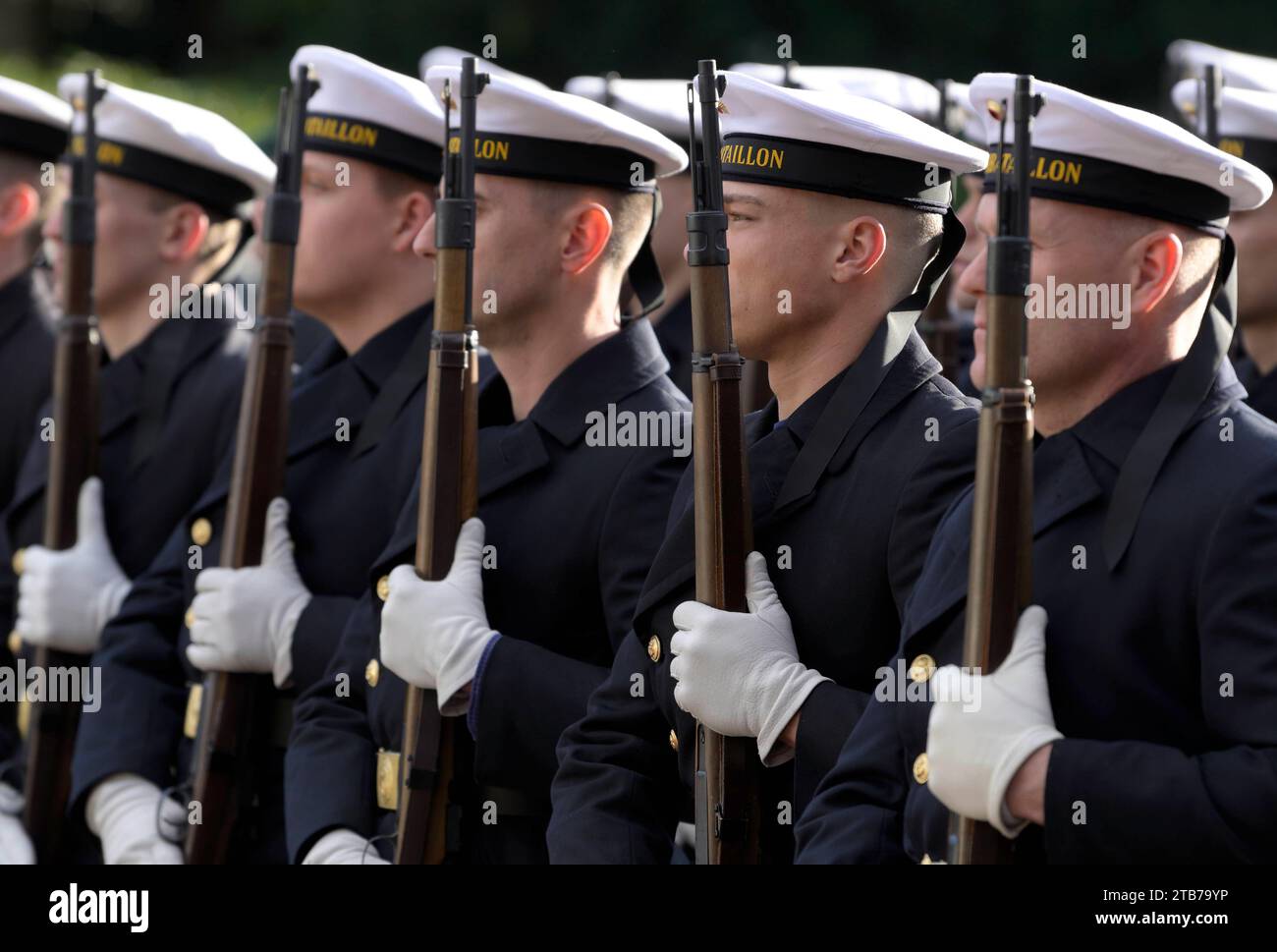 DEU, DEUTSCHLAND : Marinesoldaten vom Wachbataillon der Bundeswehr, 15. ...