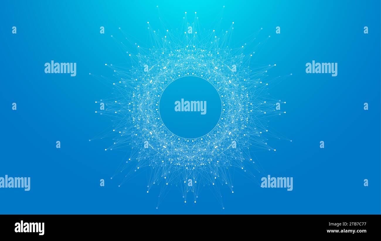 Quantum Computing Idea Design Element Concept. Deep Learning Artificial ...