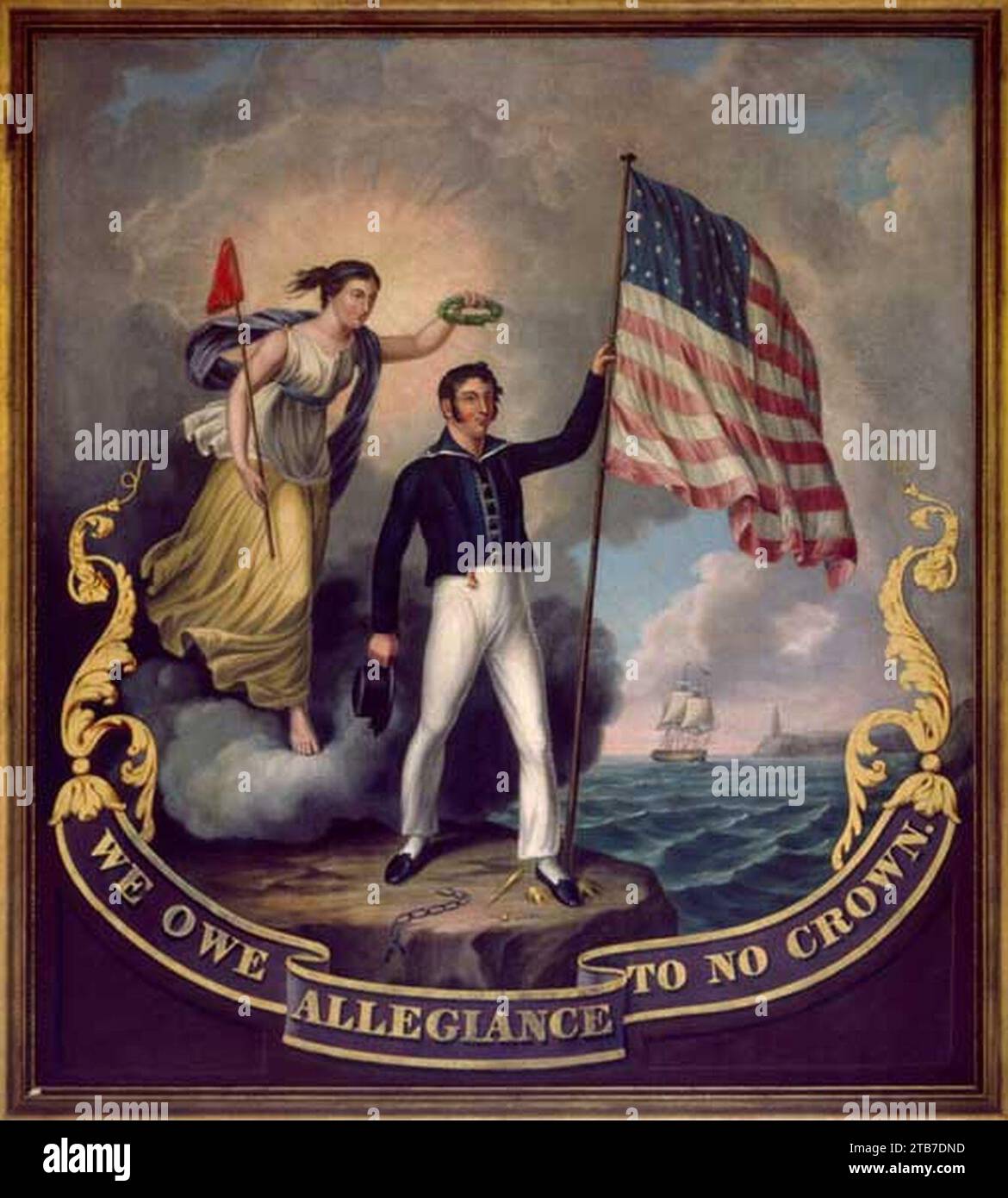 We owe no allegiance to no crown hi-res stock photography and images ...