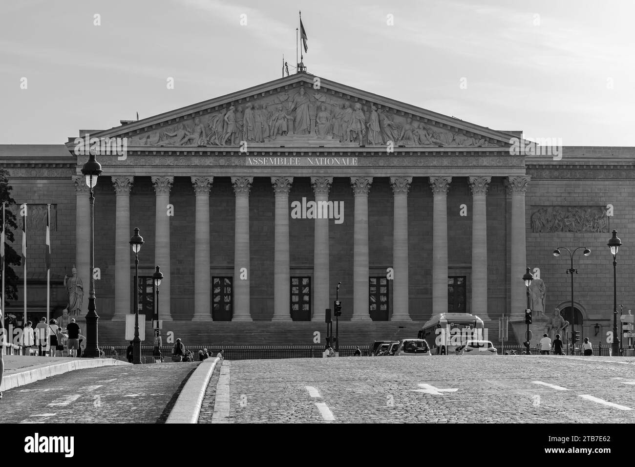 Paris France October 8 2023 View Of The Assemblée National The National Assembly Of The