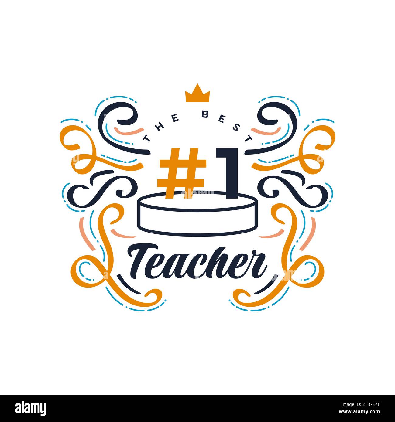 Teacher vintage poster Stock Vector Images - Alamy