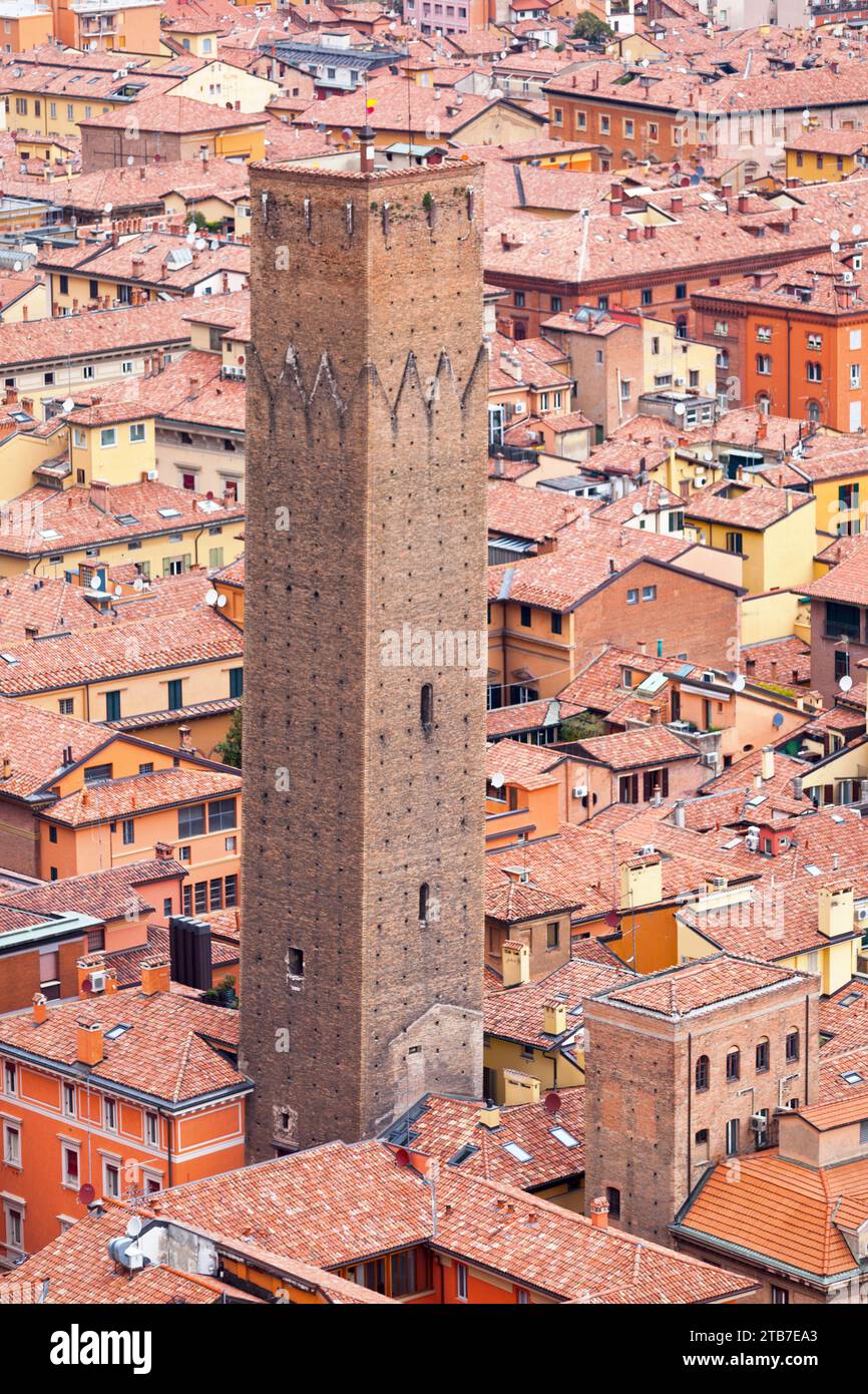 The Torre Prendiparte is one of the Towers of Bologna, a group of ...