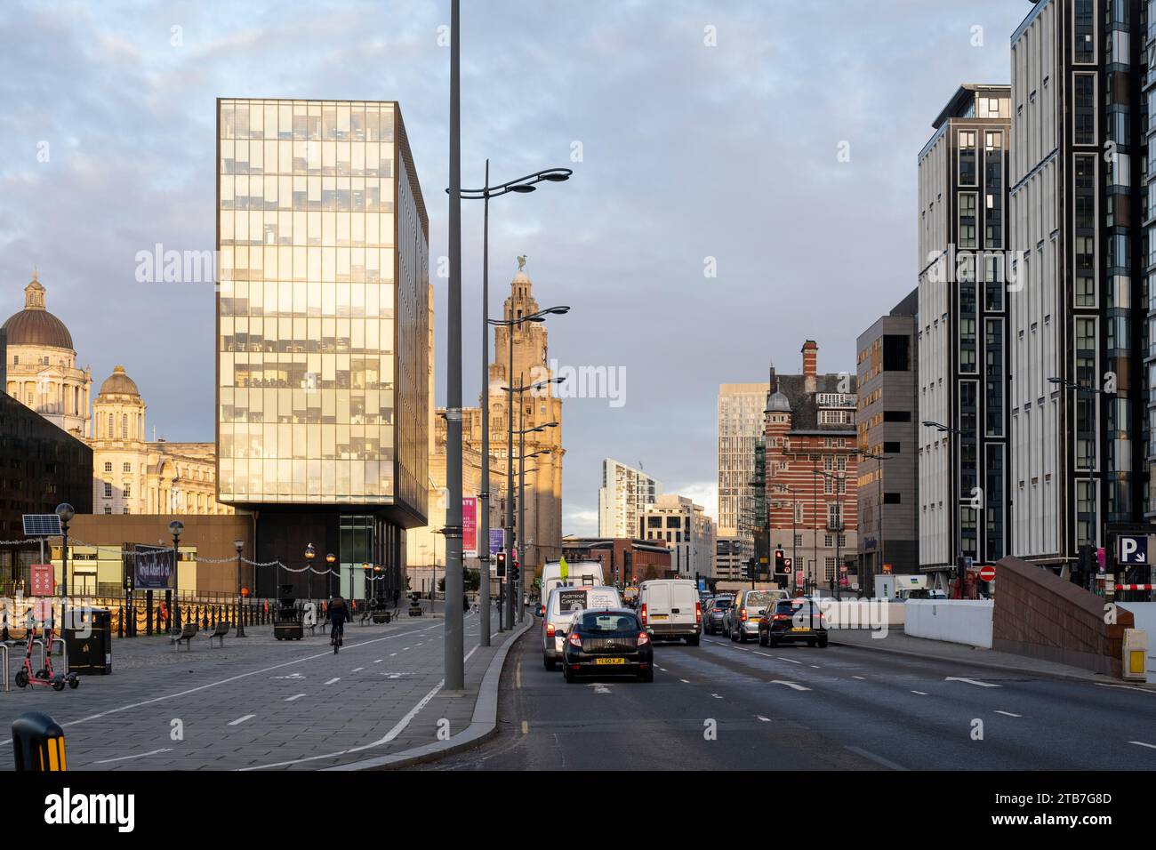 Strand Street, Waterfront, Liverpool, UK Stock Photo - Alamy