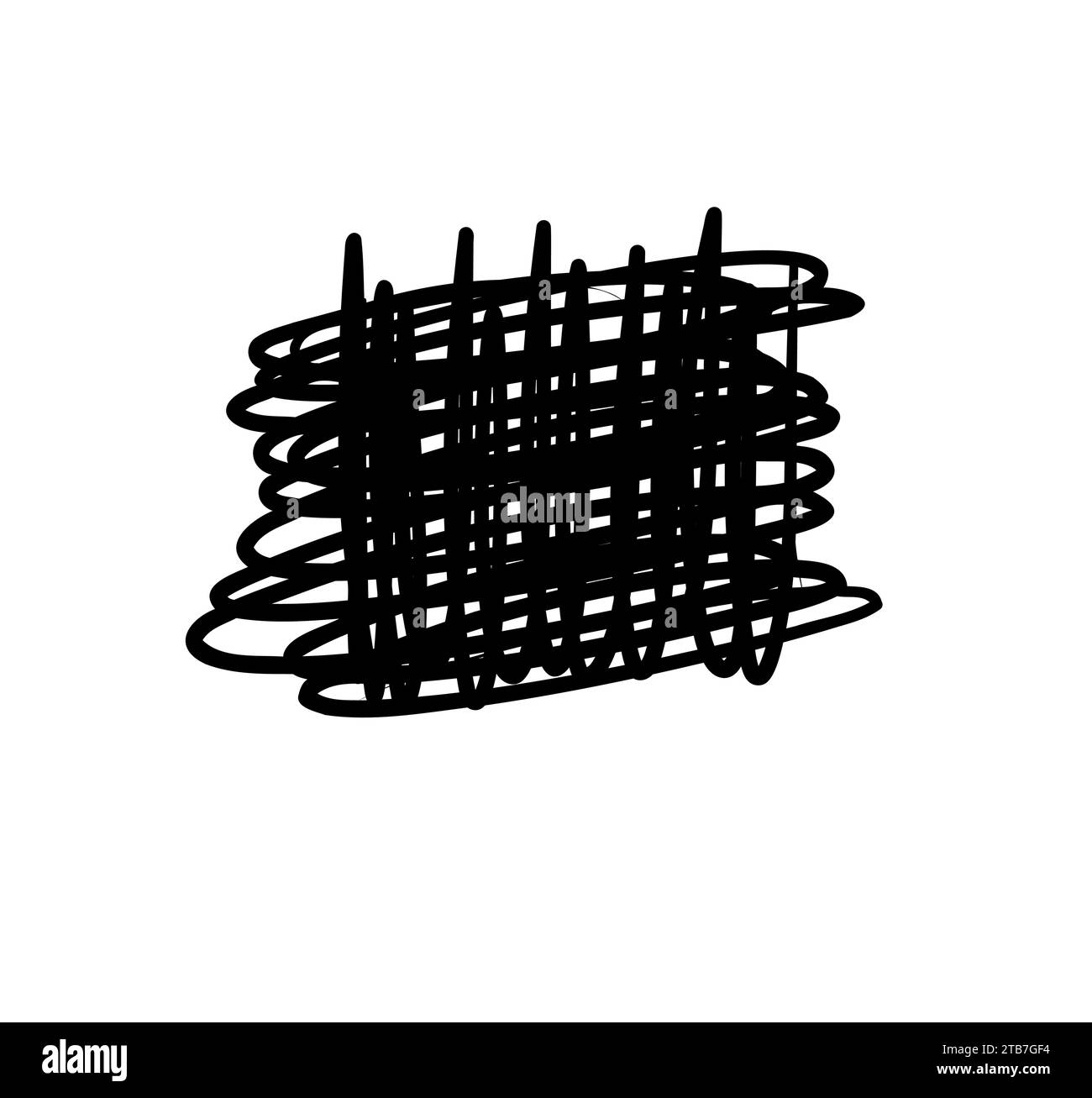 Scribble pen strokes. Doodle pencil scratch. Vector freehand shapes ...