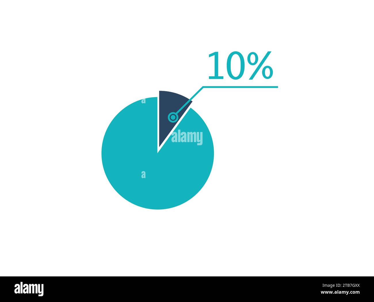 10 persent. Infographic elements. Diagram progress bar. Flat vector ...