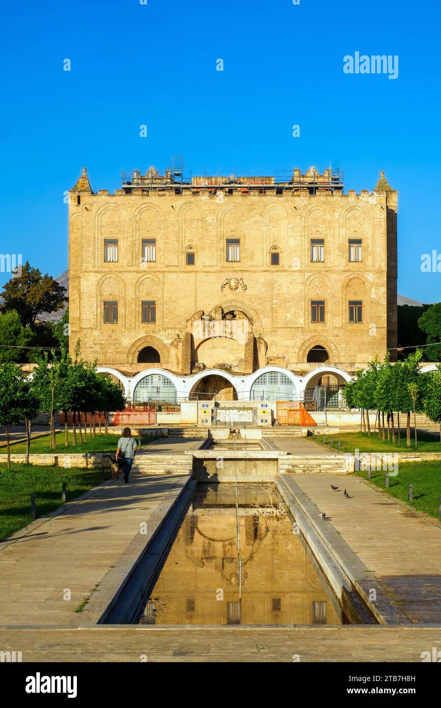 La Zisa, also called Castello della Zisa in Palermo - Sicily, Italy ...