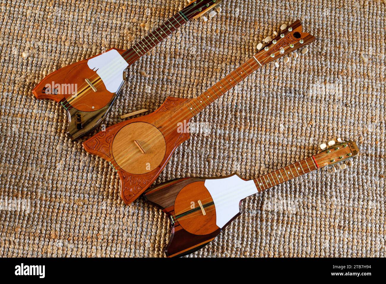 Polynesian music instruments hi-res stock photography and images - Alamy