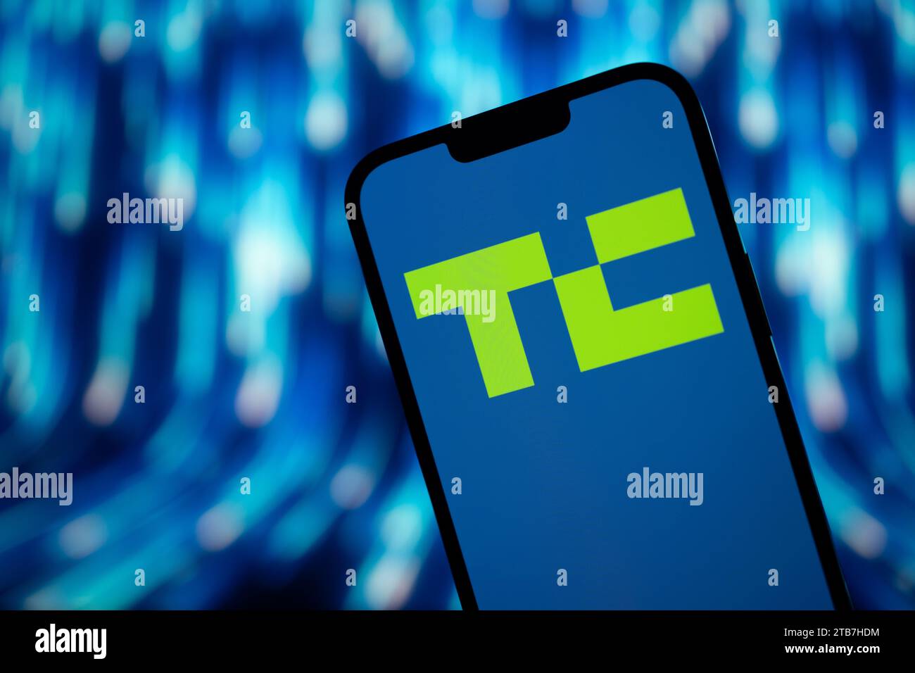 The TechCrunch logo is seen in this photo illustration on 04 December ...