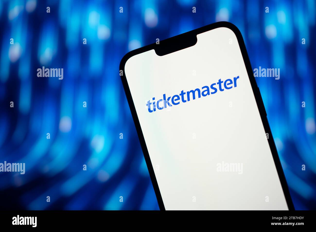The Ticketmaster logo is seen in this photo illustration on 04 December ...