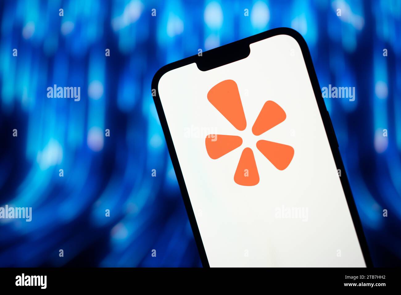 The Yelp logo is seen in this photo illustration on 04 December, 2023 ...