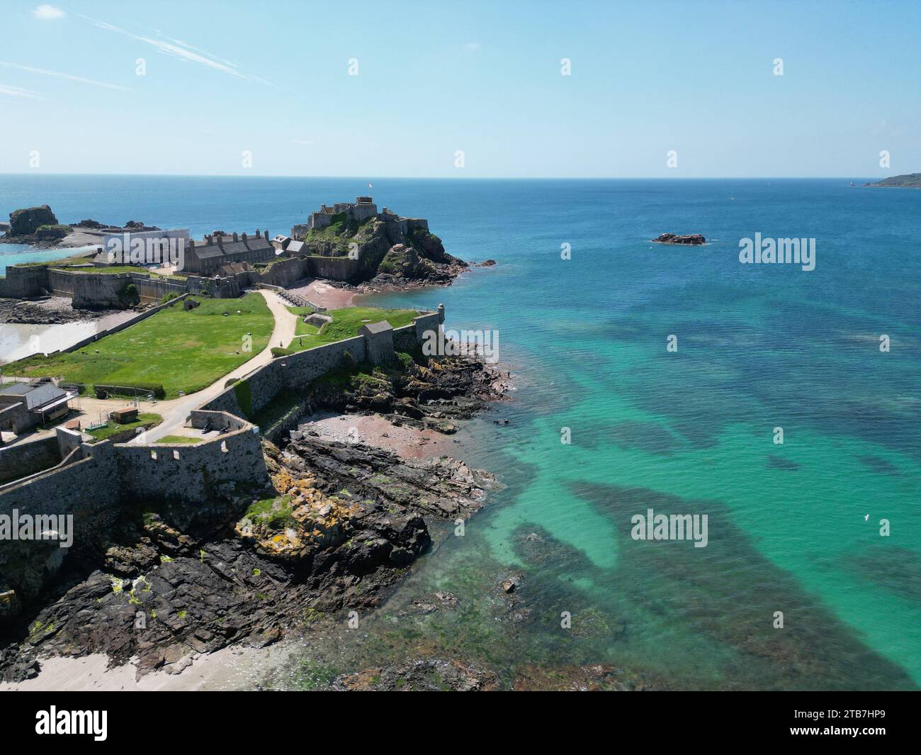 Elizabeth castle ferry hi-res stock photography and images - Alamy