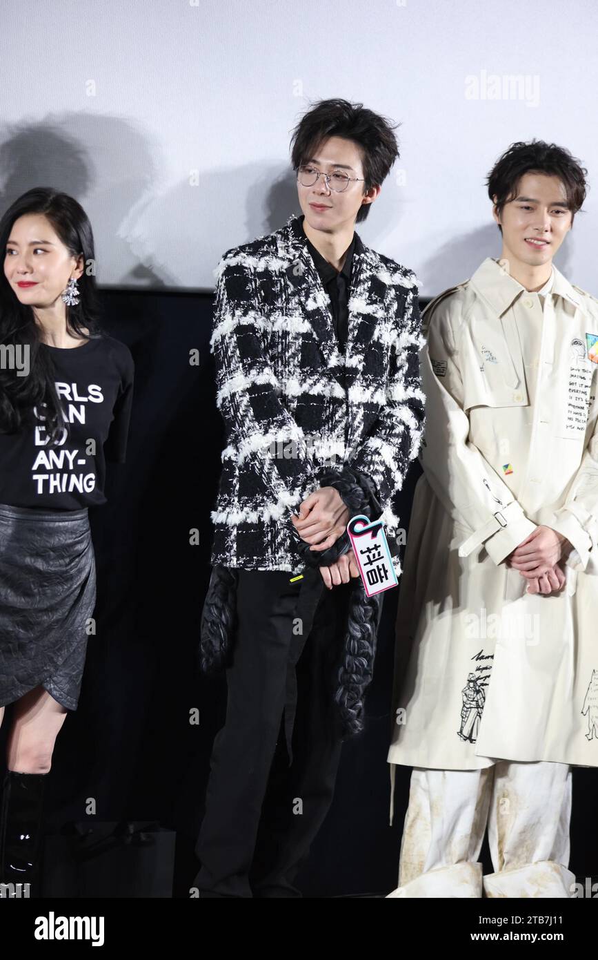 Chinese singer, actor, and the lead singer of Modern Brothers Liu Yuning attends an activity in ...