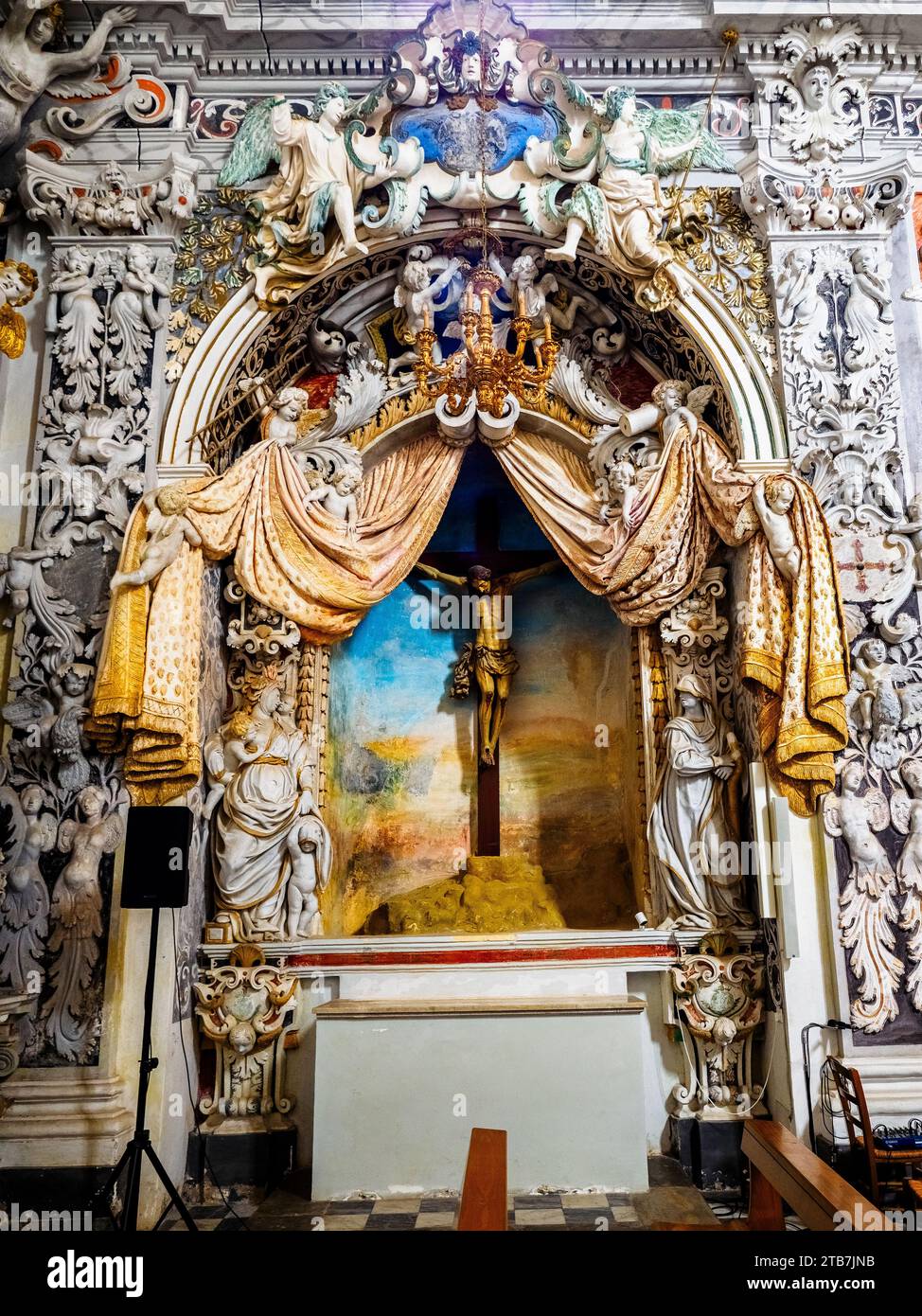 Cappella del Santissimo Crocifisso (Chapel of the Holy Crucifix) in the ...