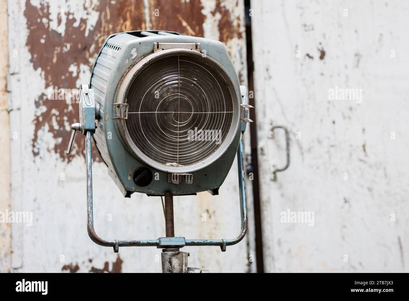 vintage vintage spotlight. Retro loft lamp Stock Photo - Alamy