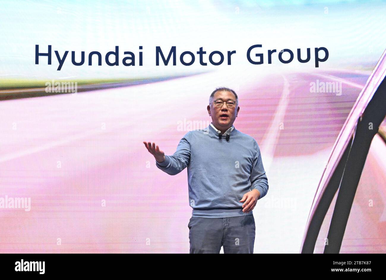 South Korea, Hwaseiong, Namyang R&D Center, 2023/01/03: Euisun Chung, Chairman of the Hyundai ...