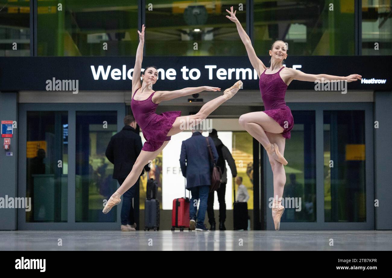 EDITORIAL USE ONLY Dancers Casey Nokomis Pereira (left) and Alison ...