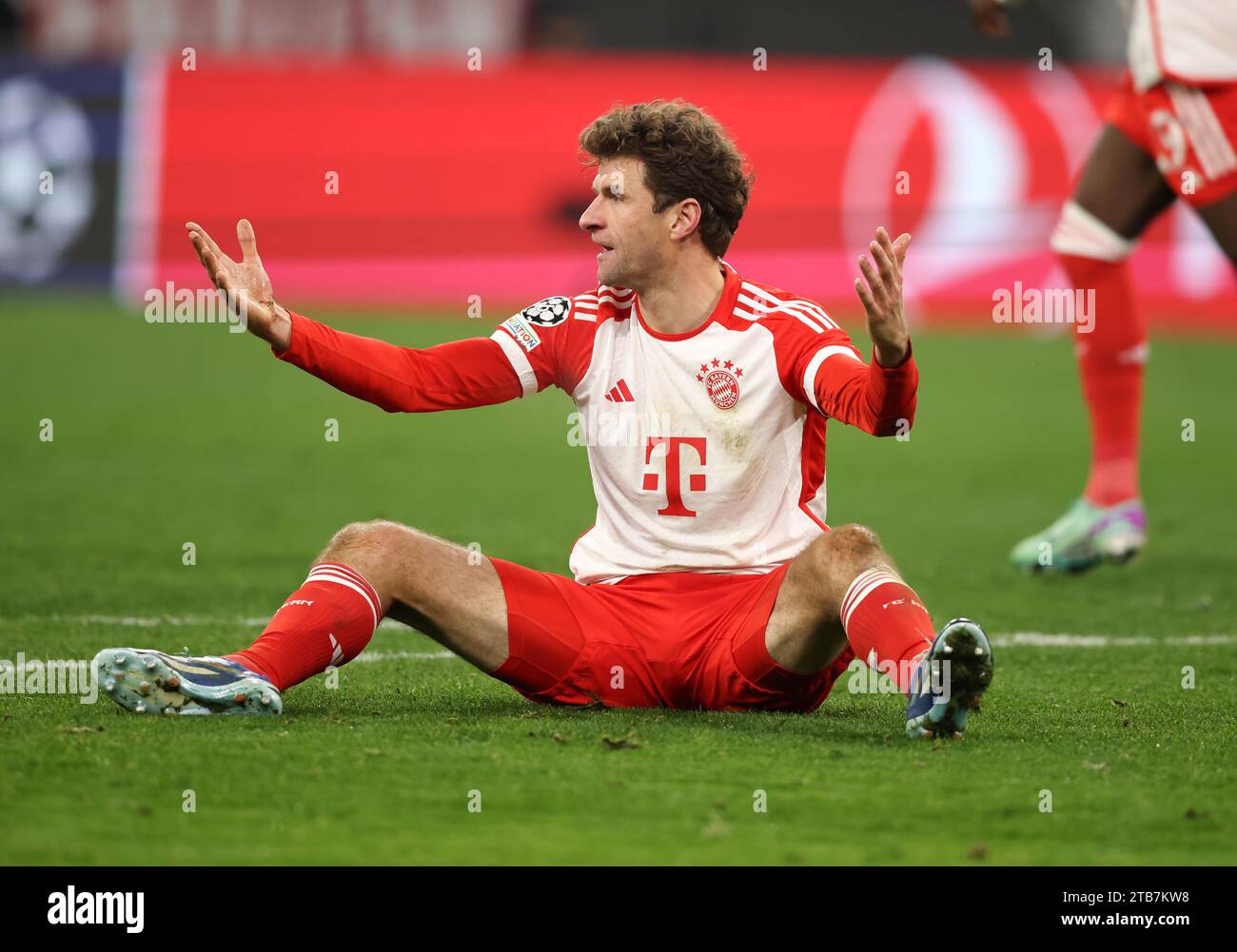 MUNICH, GERMANY - NOVEMBER 29: UEFA Champions League match between FC Bayern MŸnchen and F.C ...