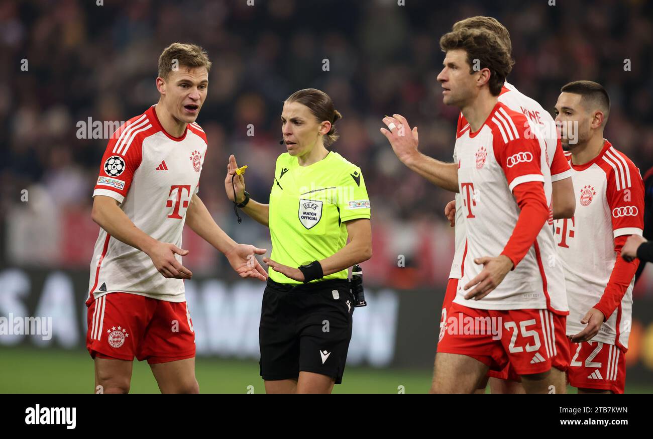 MUNICH, GERMANY - NOVEMBER 29: UEFA Champions League match between FC Bayern MŸnchen and F.C ...