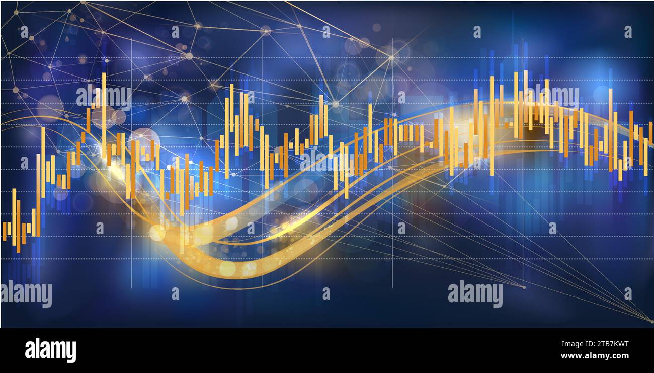 Infographics with golden elements on the topic of digital technologies ...