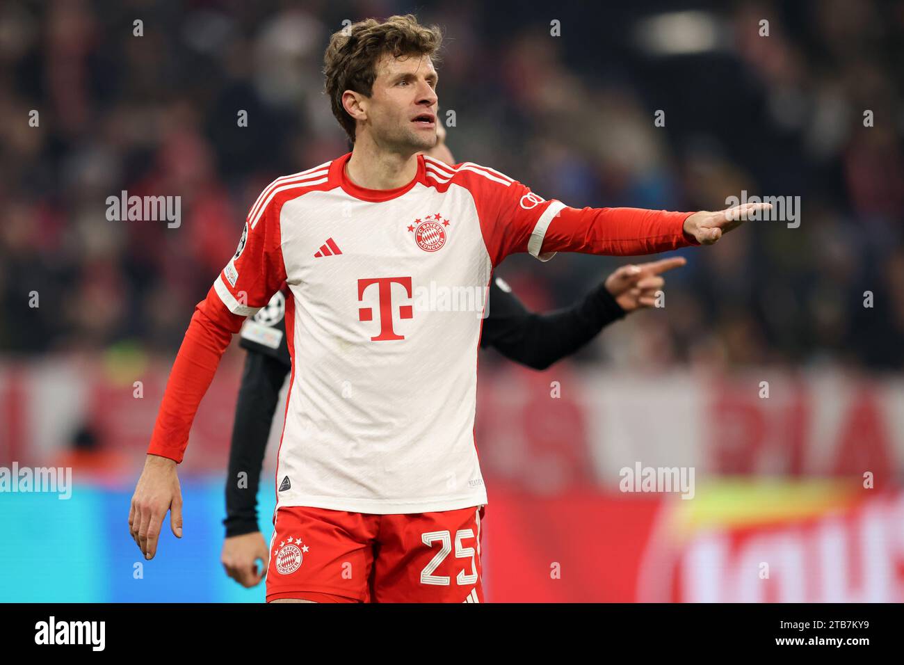MUNICH, GERMANY - NOVEMBER 29: UEFA Champions League match between FC Bayern MŸnchen and F.C ...