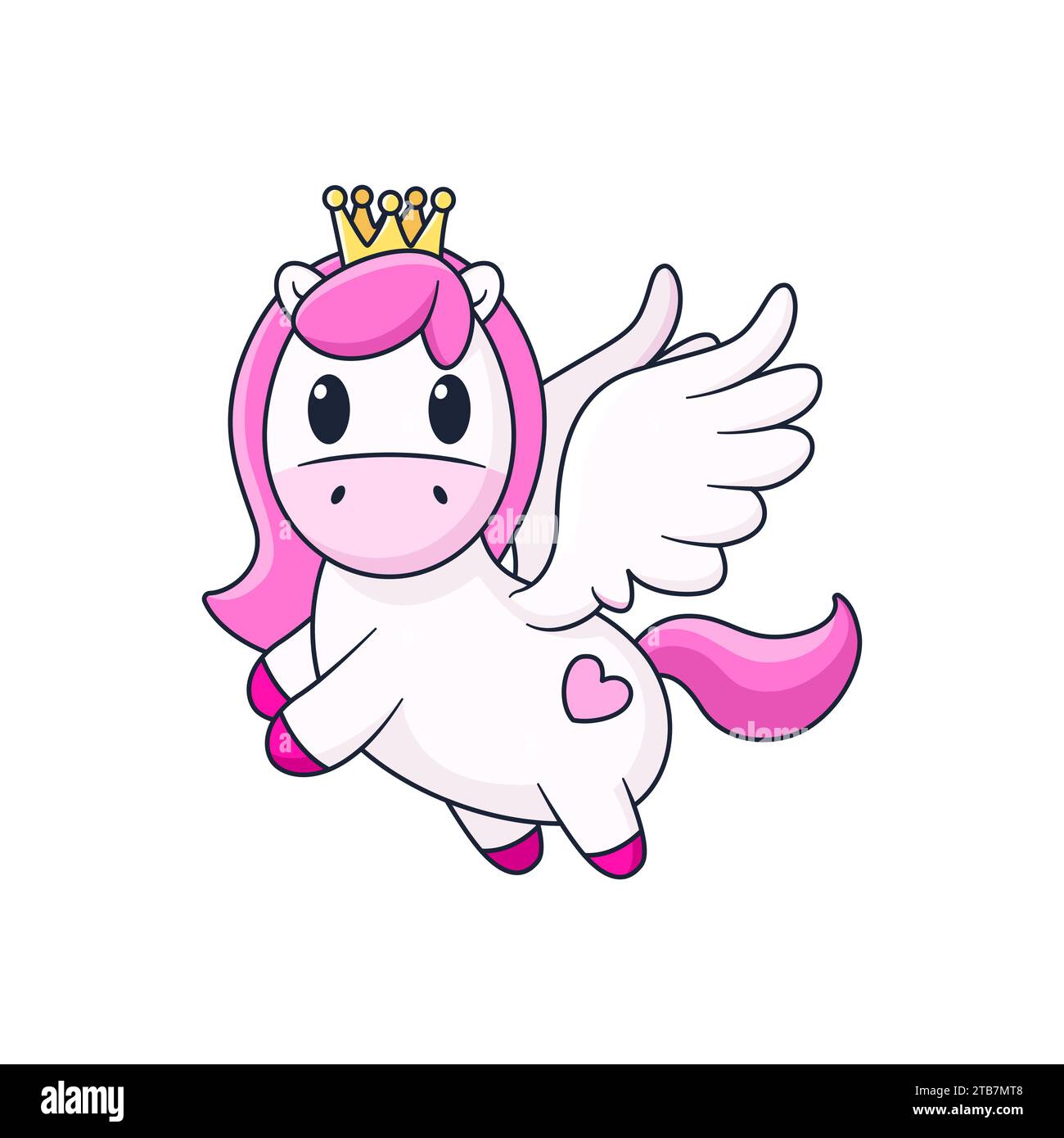Cartoon unicorn hi-res stock photography and images - Alamy